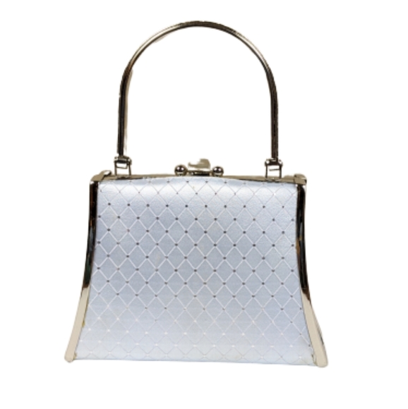 Bags | Adorable Mini Handbag Silver | Poshmark